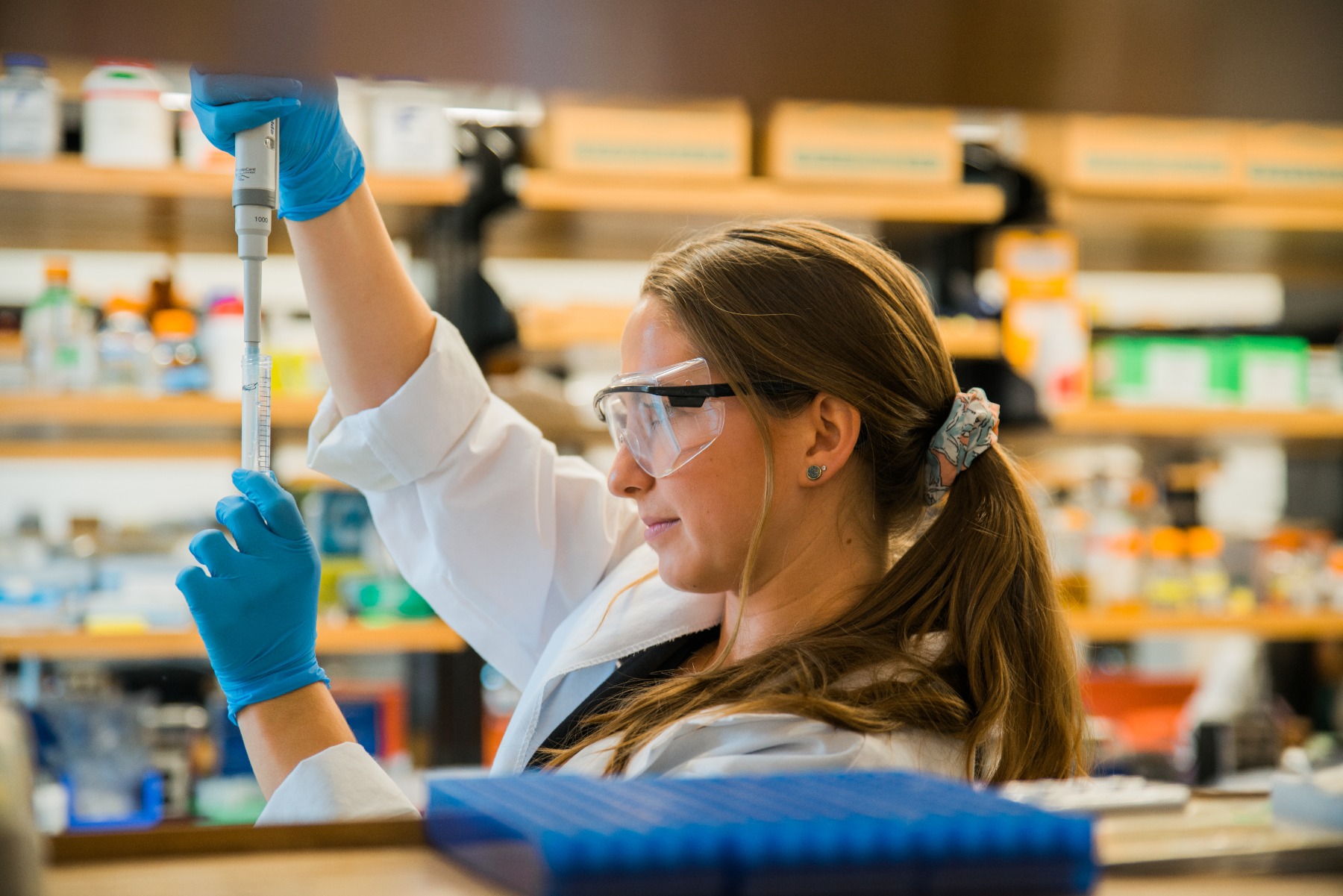 Mercer sophomores research, create and test drugs in lab