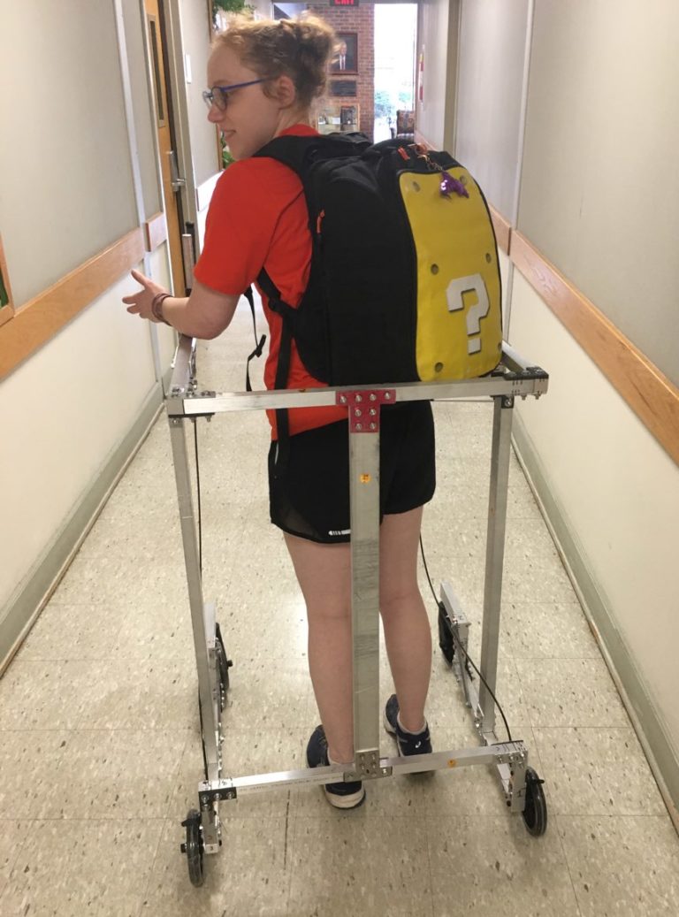 Students design body-weight support system for use in Mercer labs