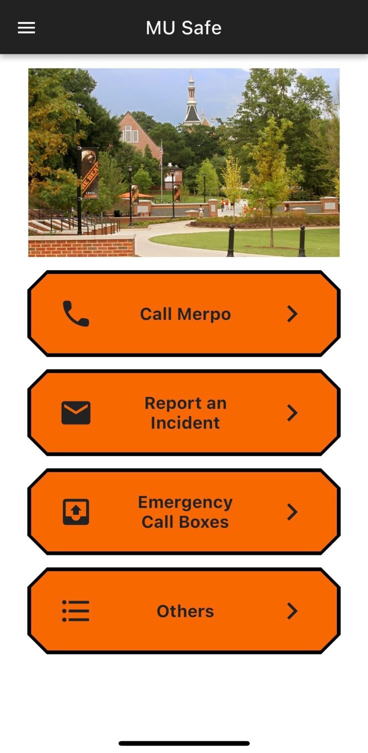Engineering students develop app with Mercer Police resources