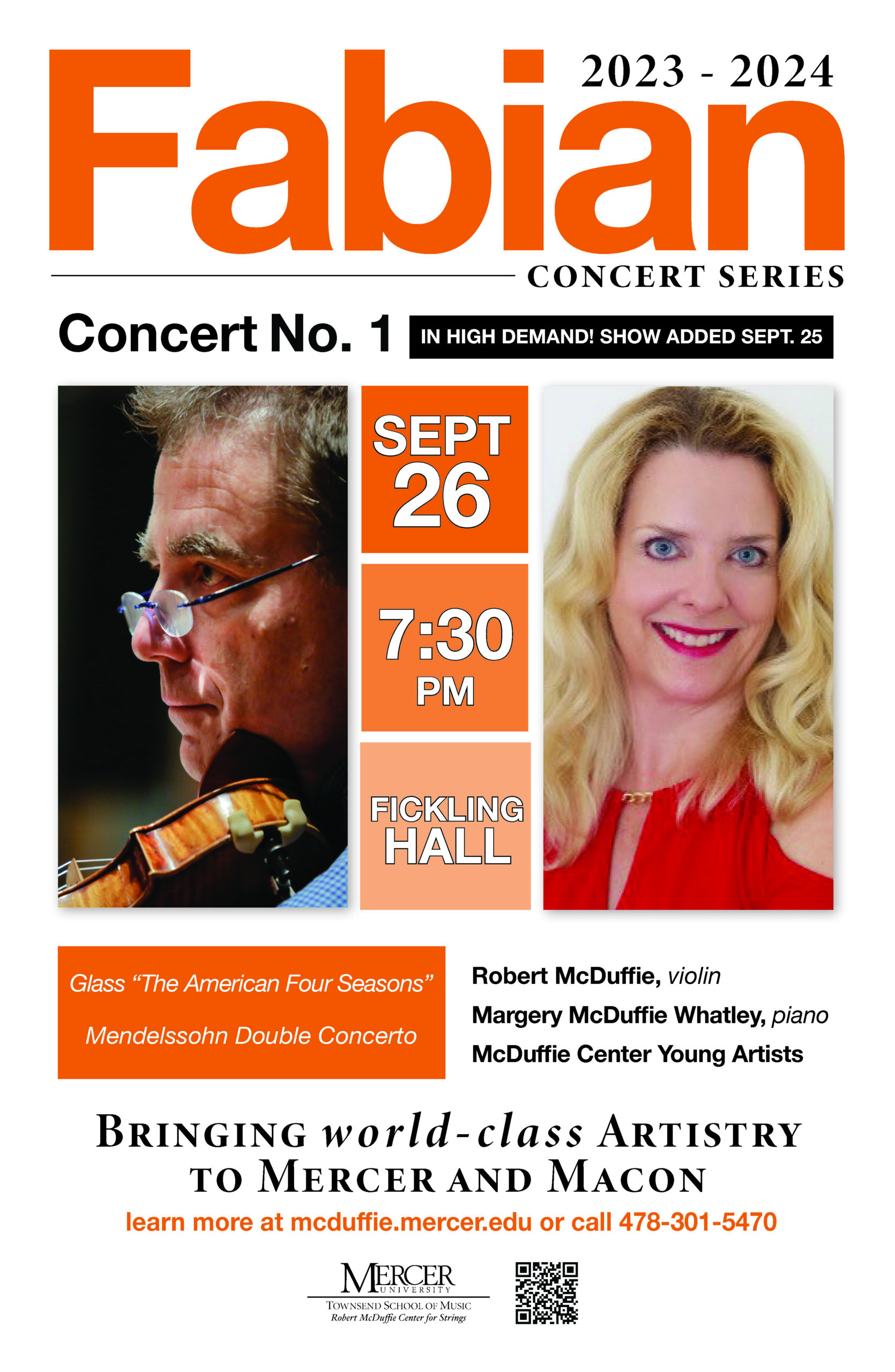 Fabian Concert Series kicks off with 2 sold-out performances