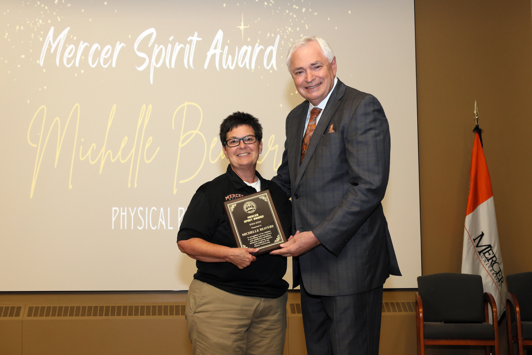 University names 2024 recipients of Mercer Spirit Awards