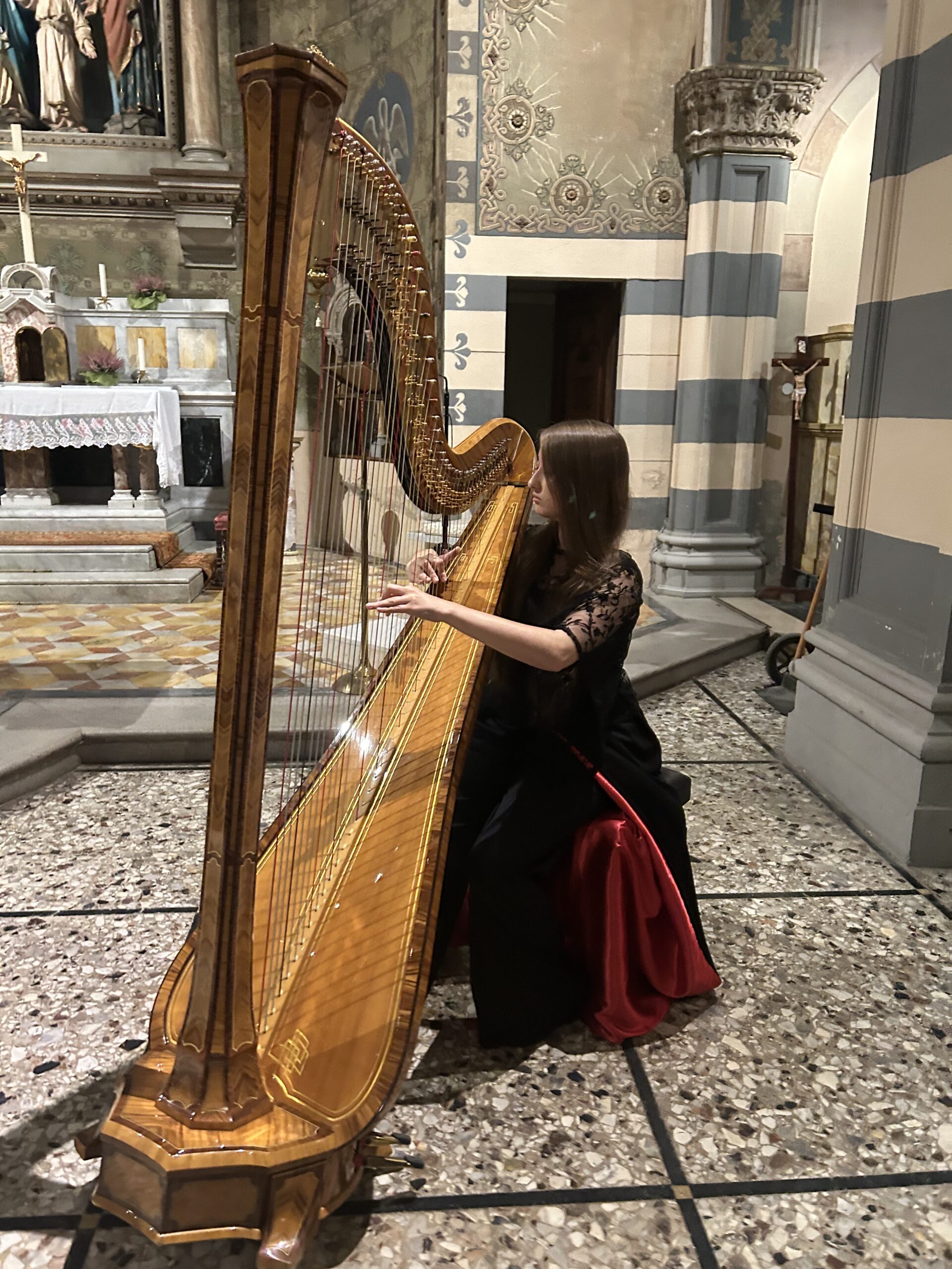 Mercer professor provides harp instruction at Italian festival
