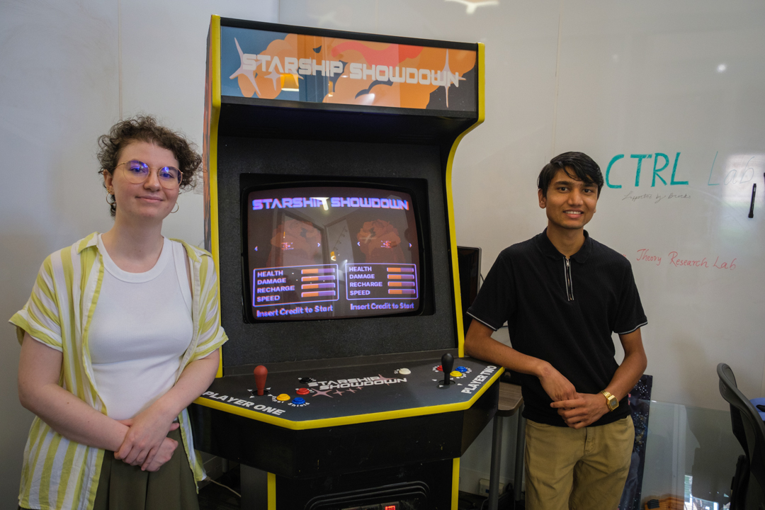 Mercer students design, develop space-themed arcade game
