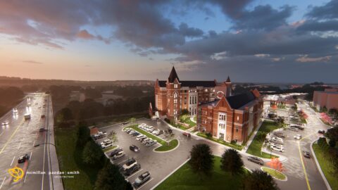 Mercer breaks ground on medical school building in downtown Macon