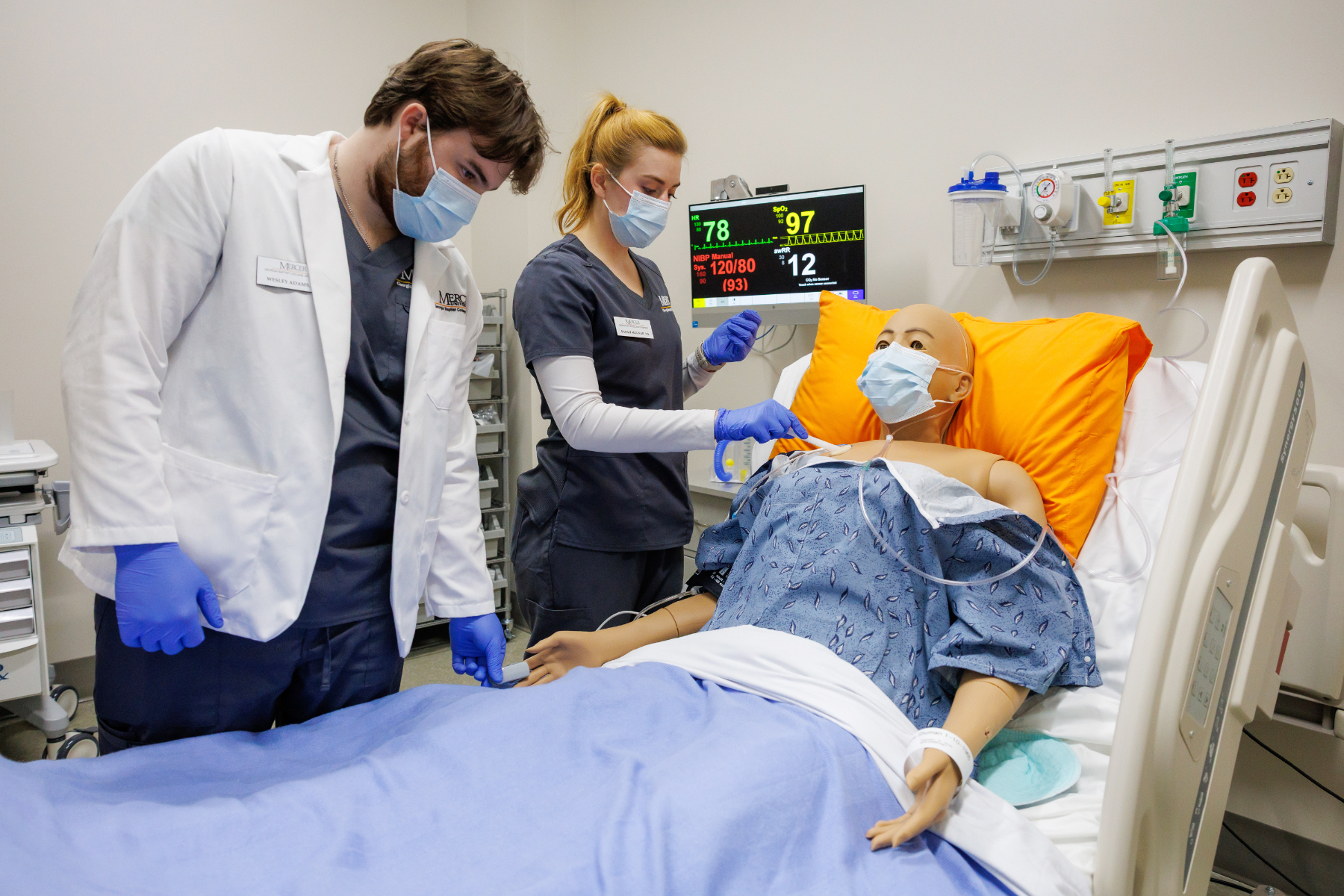 Real-life simulations prep Mercer nursing students for practice